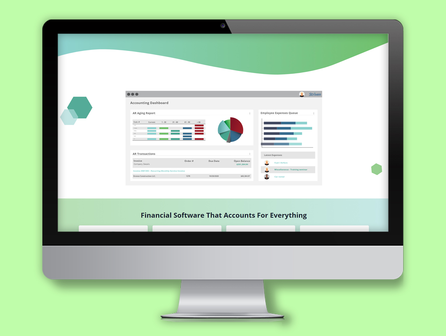 Striven Dashboard Animations – Anna Arsiriy